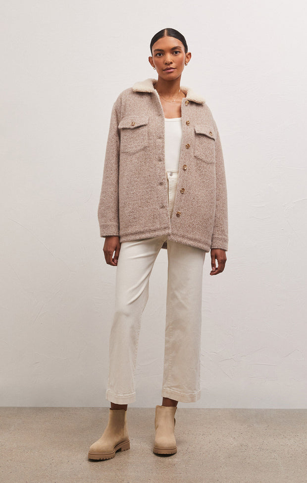 Jordan Jacket - Heather Latte