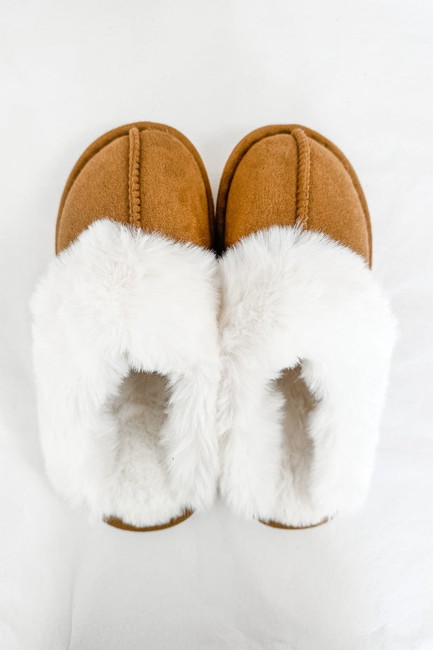 Luxe Faux Fur Lined Slipper