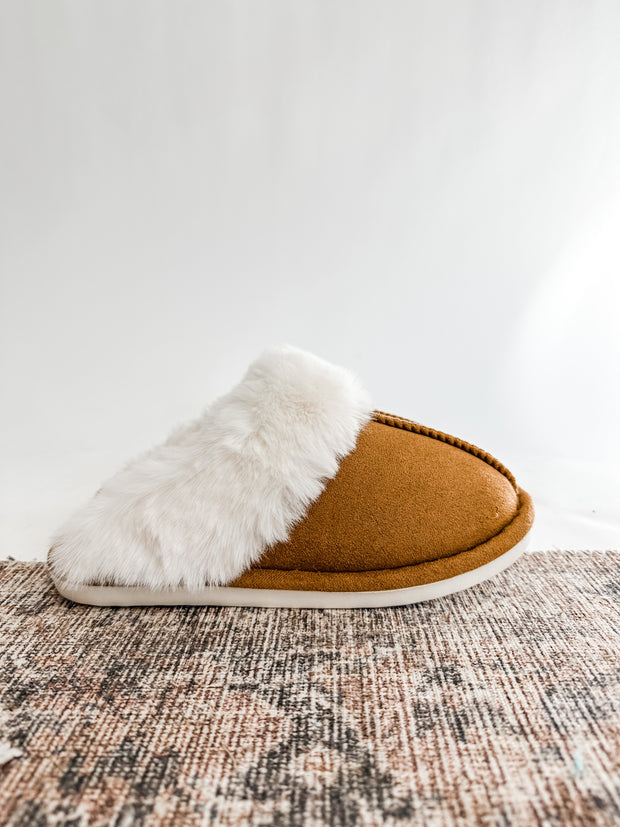 Luxe Faux Fur Lined Slipper
