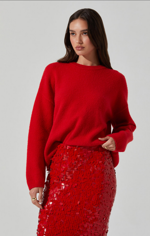 Bowie Sweater - Red