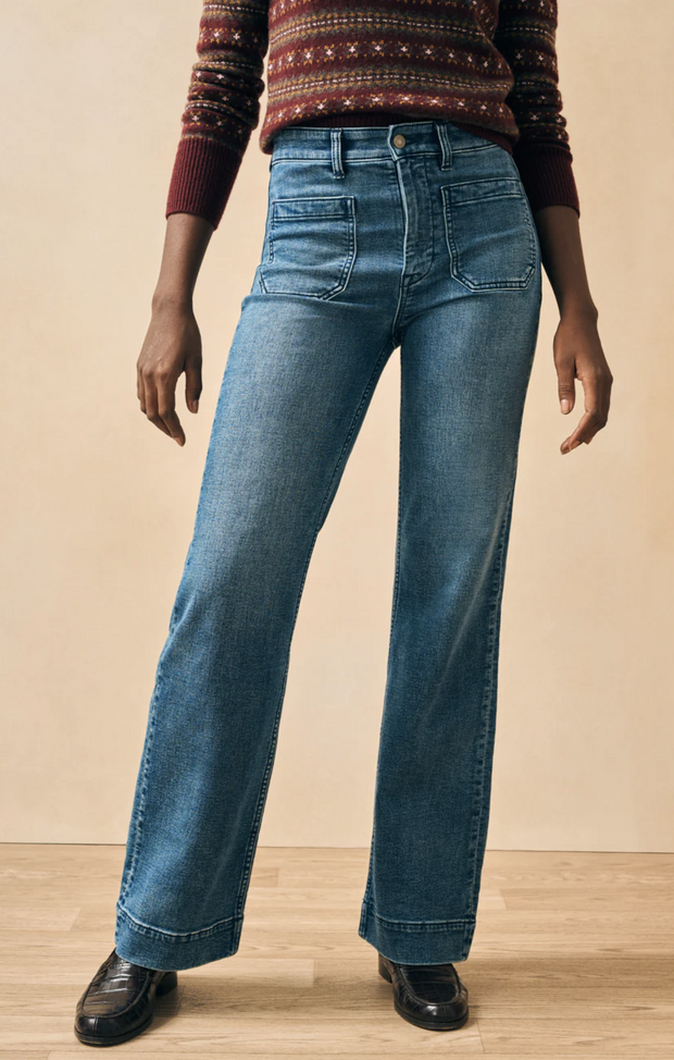 Stretch Terry Patch Pocket Pants - Riverton