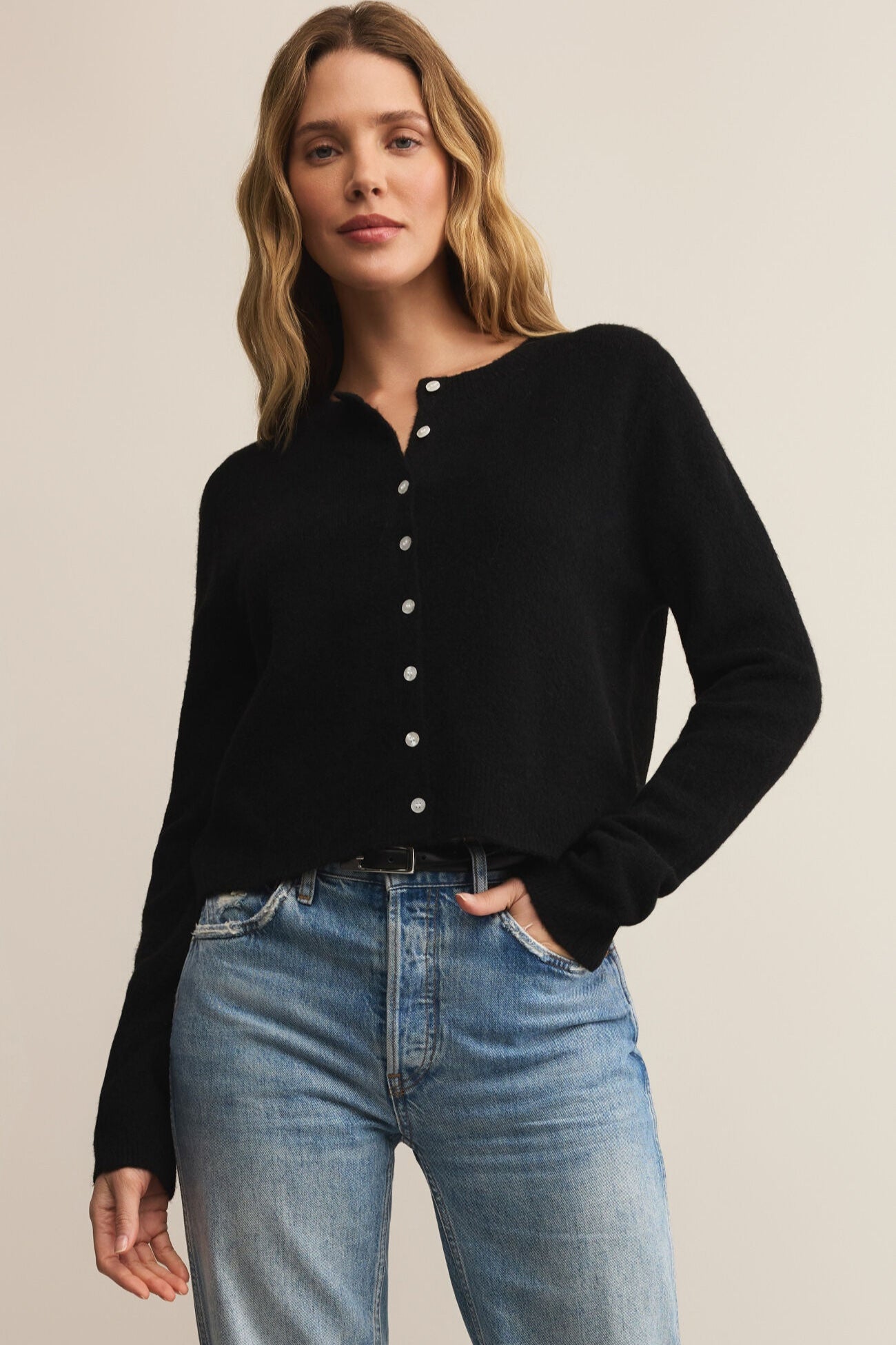 Medina Cardigan - Black – Rivet Collective