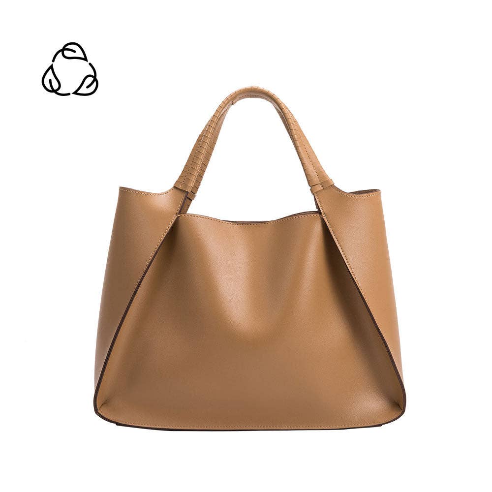 Megan Recycled Vegan Tote Bag in Tan – Rivet Collective